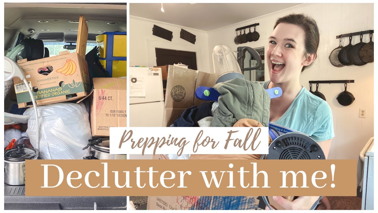 Get It All Done With Me | Declutter with me | Prepping for Fall | Day ...