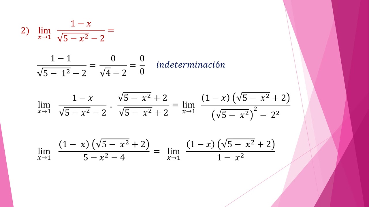 Límites de Funciones Radicales - YouTube