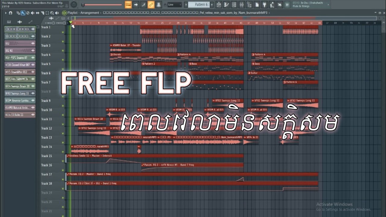 Free Flp ពេលវេលាមិនសក្តិសម Remix - YouTube