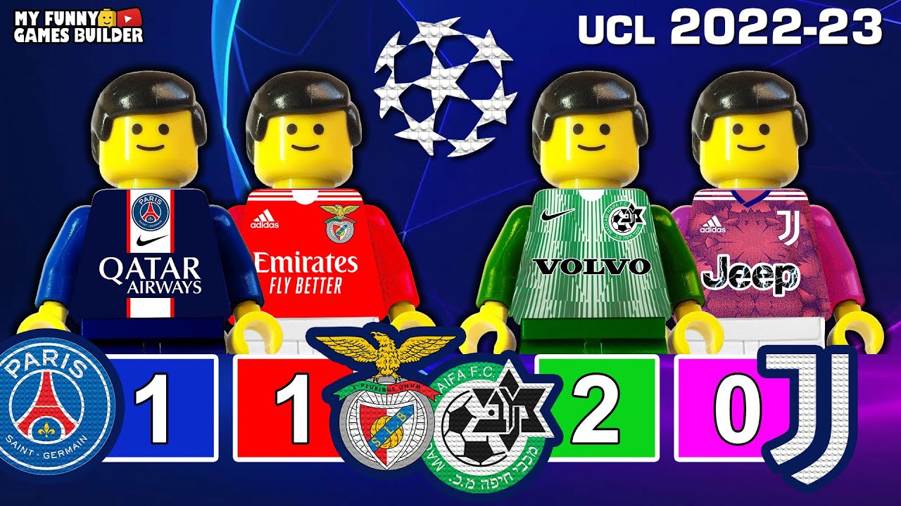 PSG vs Benfica 1-1 & Maccabi Haifa vs Juventus 2-0 • Champions League ...