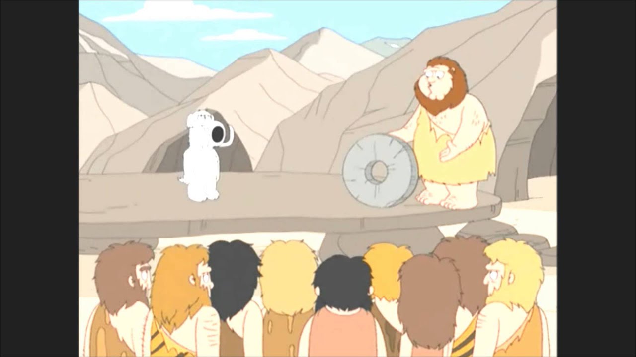 Family Guy Peter invented the wheel - YouTube
