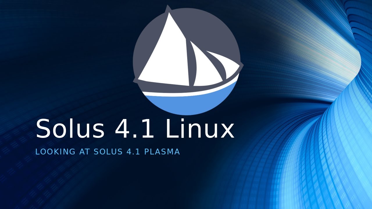 Solus 4.1 Plasma - YouTube