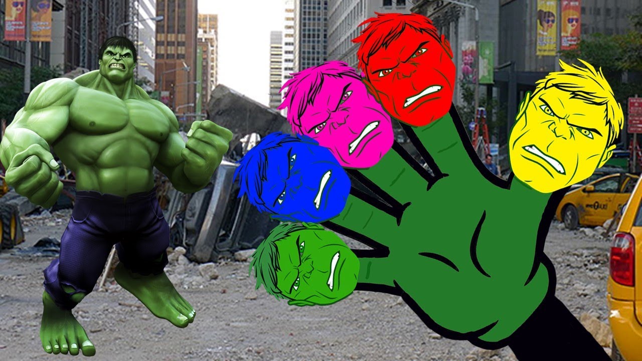 Finger Family Hulk Dancing Prank Nursery Rhyme Song For Children Daddy ...