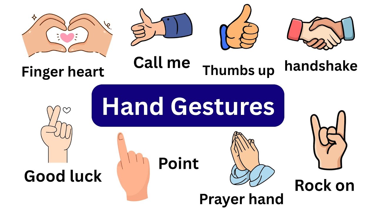 Hand Gestures | Common Hand Gestures Everyone Should Know | Easy ...