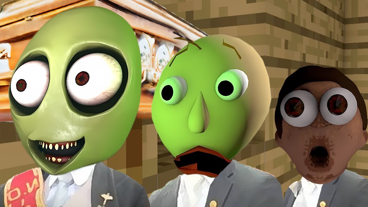 SALAD FINGERS IN MINECRAFT [BALDI's BASICS] — Coffin Dance Song (COVER ...