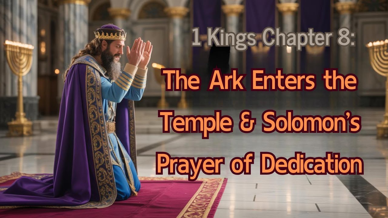 1 Kings Chapter 8 | The Ark Enters the Temple & Solomon’s Prayer of ...