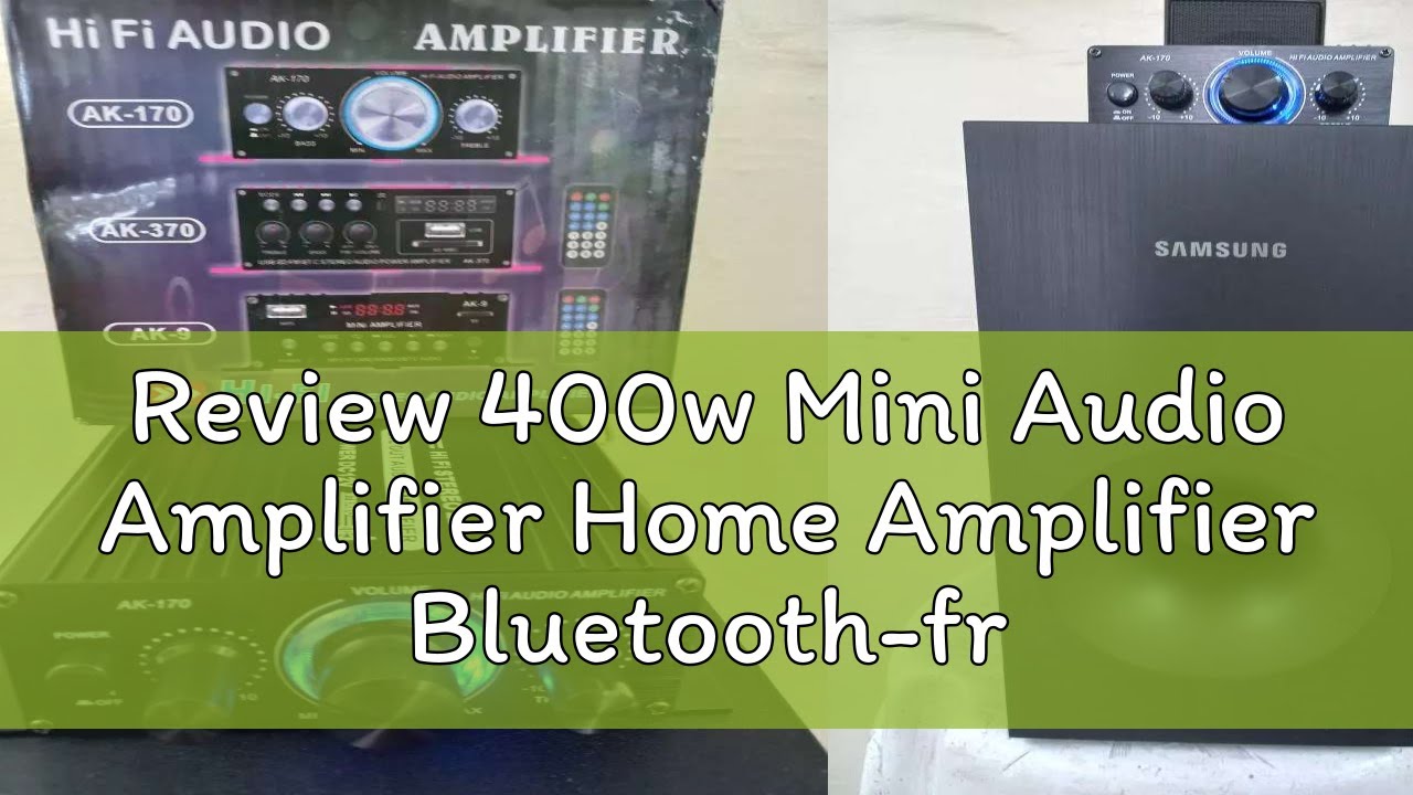 Review 400w Mini Audio Amplifier Home Amplifier Bluetooth-free Auto ...