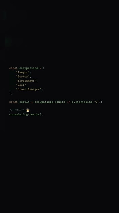 Advanced Array Searching Programming Developer Code Cleancode Js