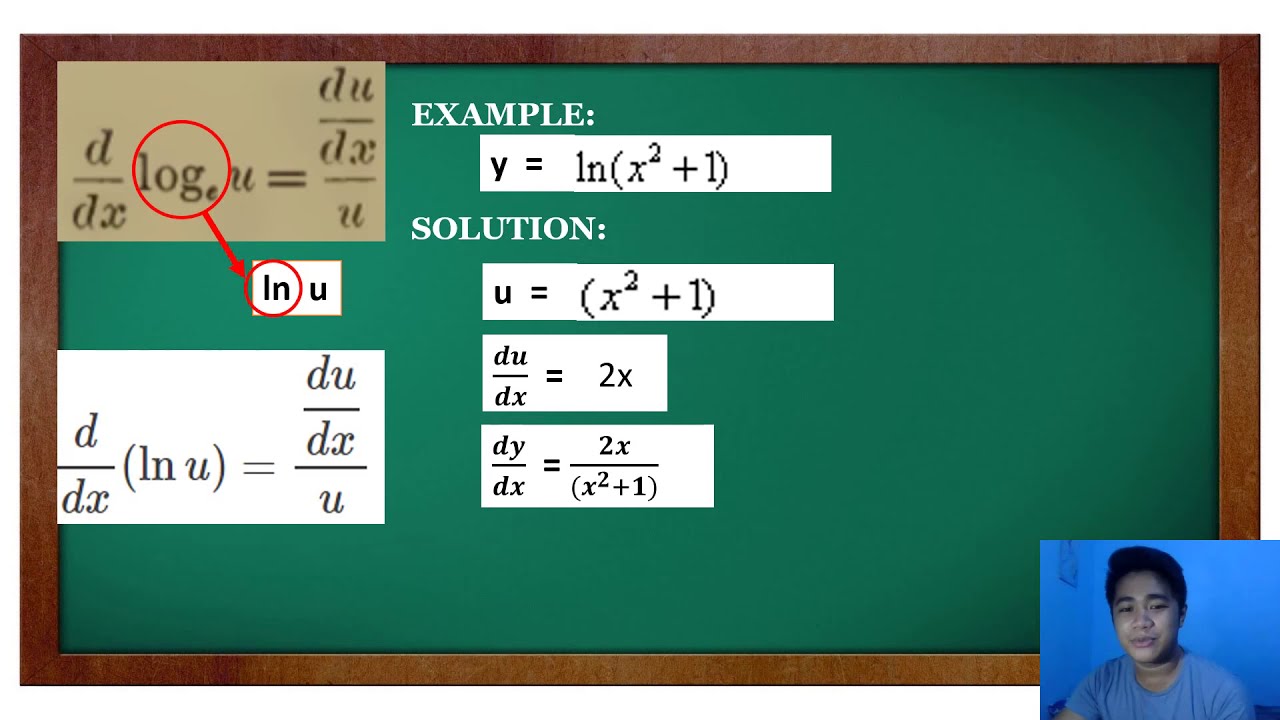 DIFFERENTIATION OF LOGARITHMIC AND EXPONENTIAL FUNCTION - YouTube