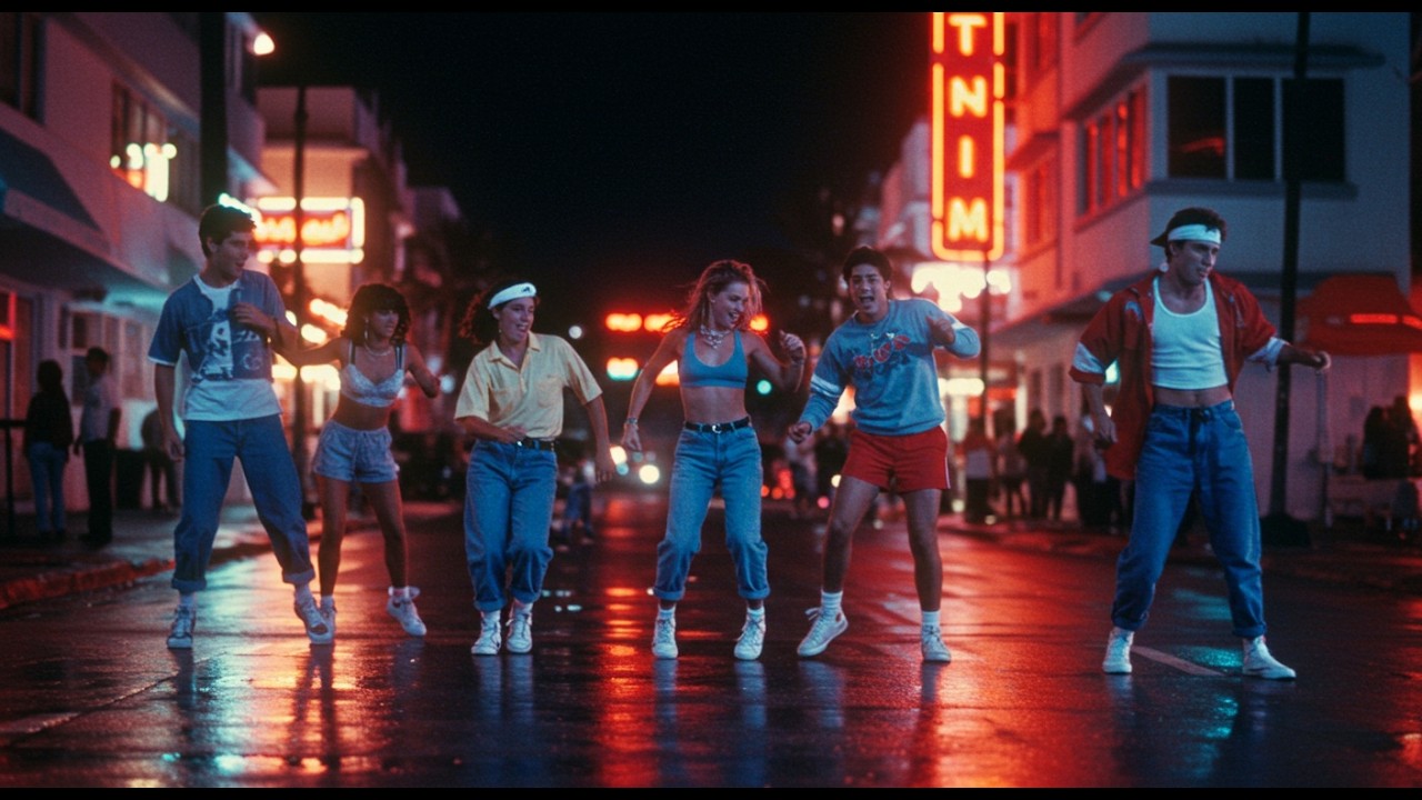 Miami Neon Nights - 90s Dance Magic | Feel the Electric Vibes! - YouTube