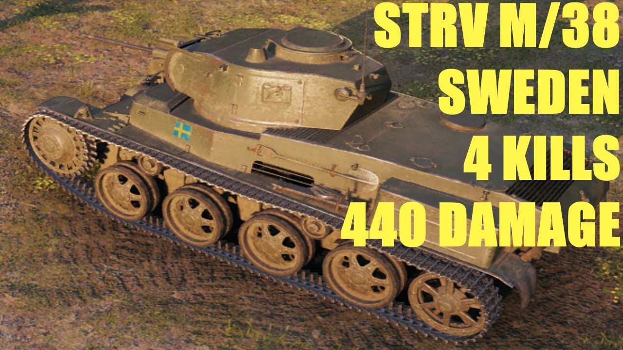 Strv m/38 Sweden 4K 440D: World Of Tanks: #1 WOT Scraps: Tier II - YouTube