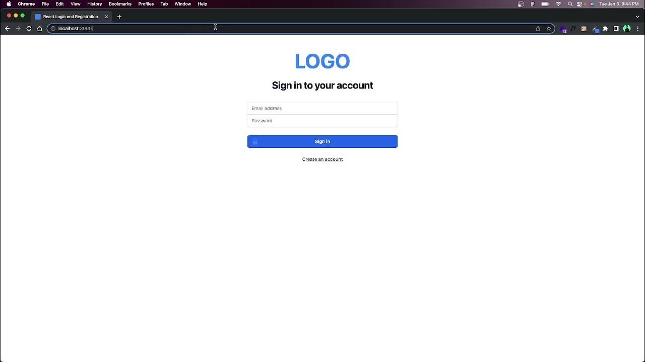User Login and Register using React, NextJS, MongoDB and TailwindCSS - YouTube