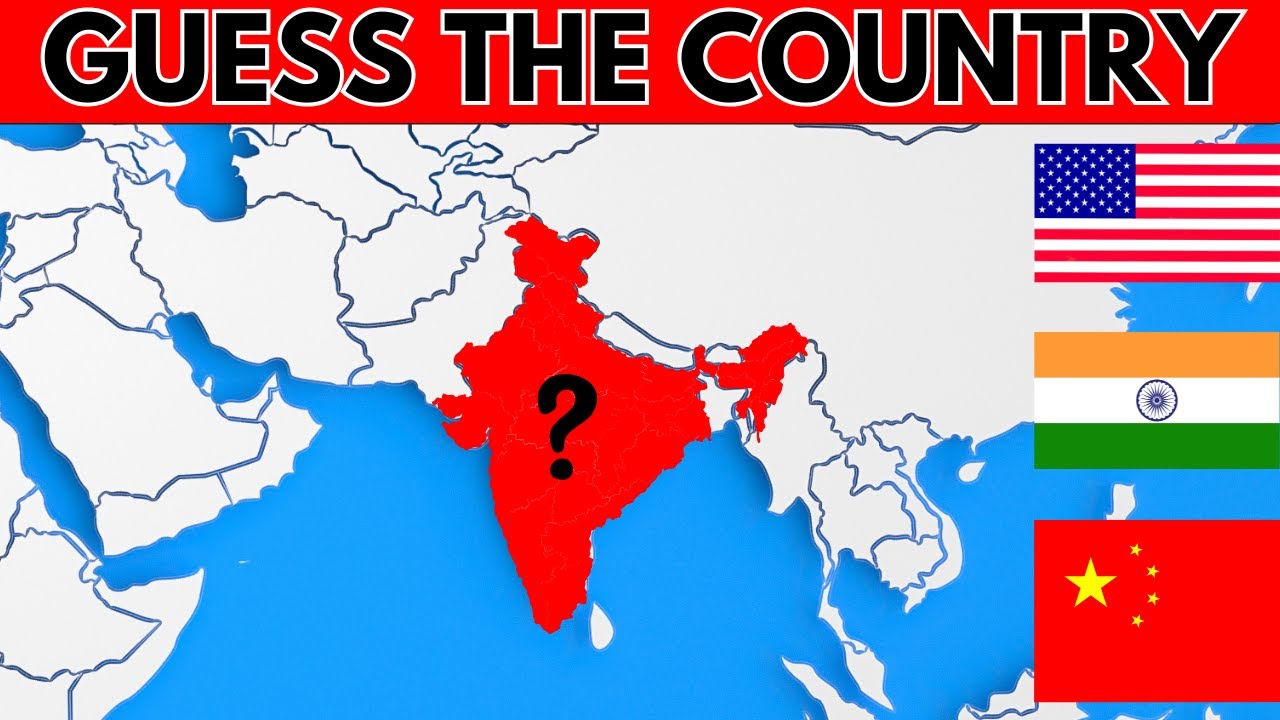 Guess the Country by Its Map | Ultimate Geography Quiz Challenge | Can ...