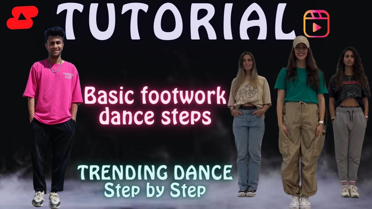 Basic trending footwork dance steps tutorial step by step | how to ...