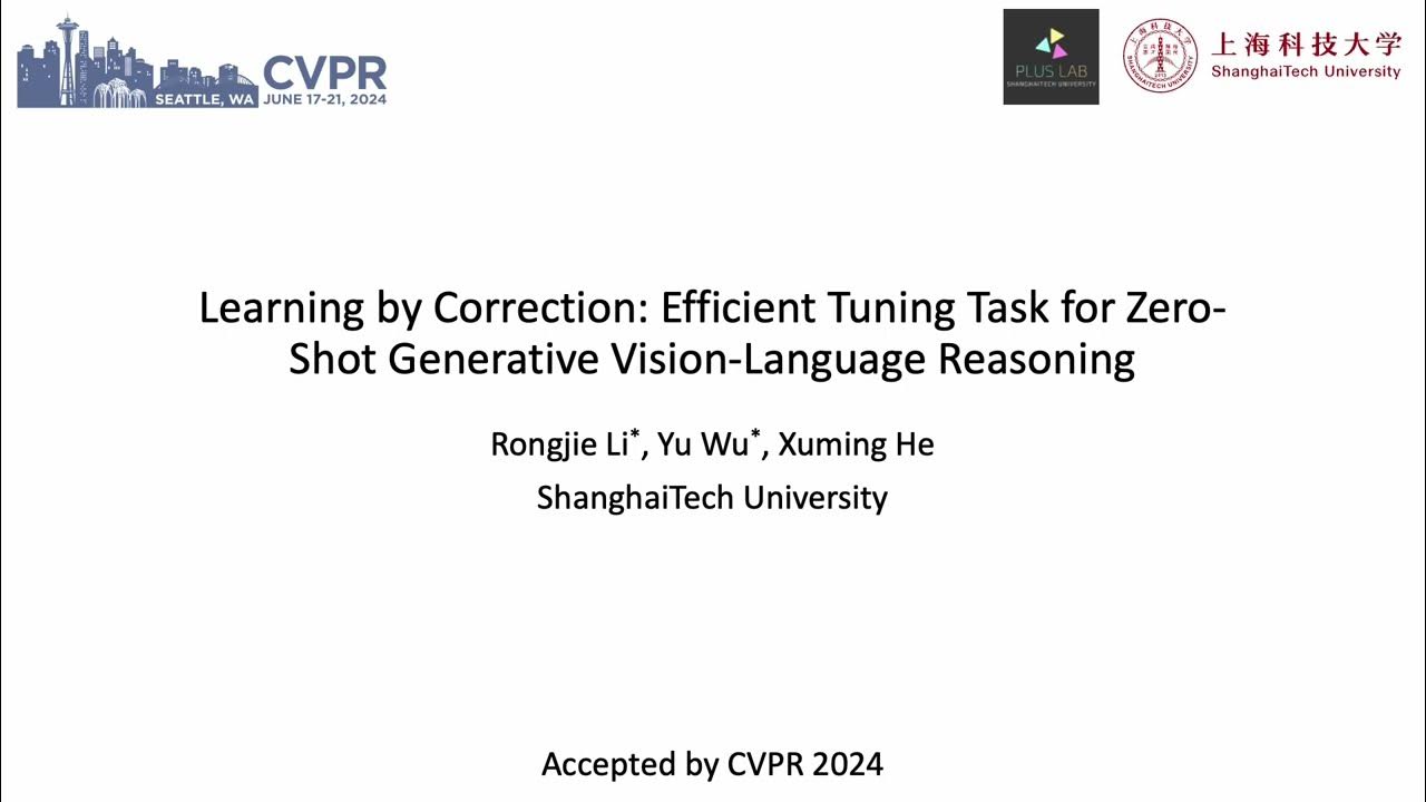 Learning by Correction: Efficient Tuning Task for Zero-Shot Generative Vision-Language Reasoning ...