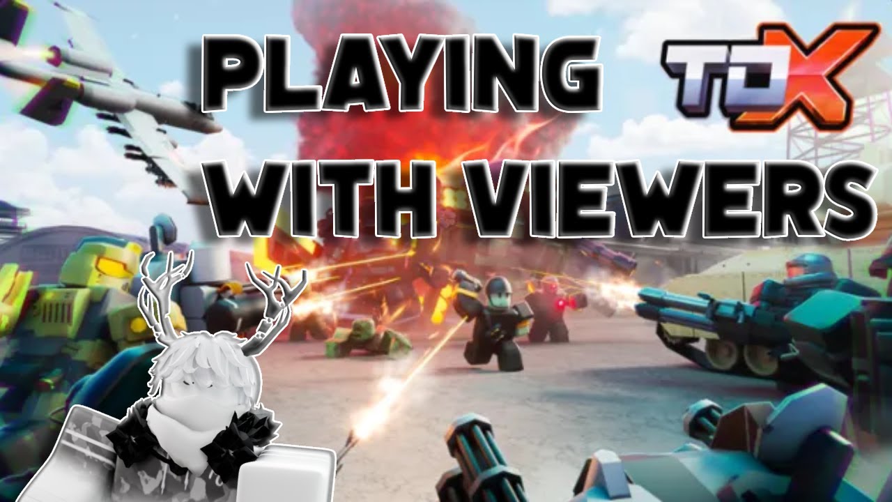 NEW BARRACKS TOWER UPDATE IN TOWER DEFENSE X WITH VIEWERS LIVE! (Roblox ...