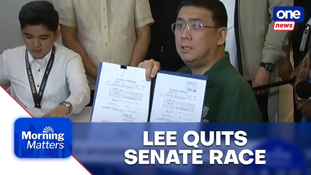 AGRI’s Wilbert Lee drops Senate bid | Morning Matters - YouTube
