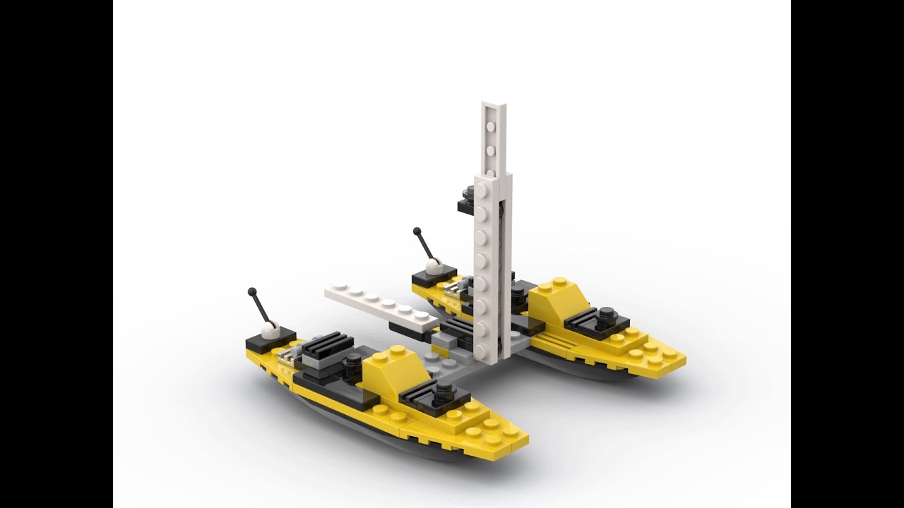 Lego 4505 Sea Machines Speed Build Studio Bricklink LDD by Master ...