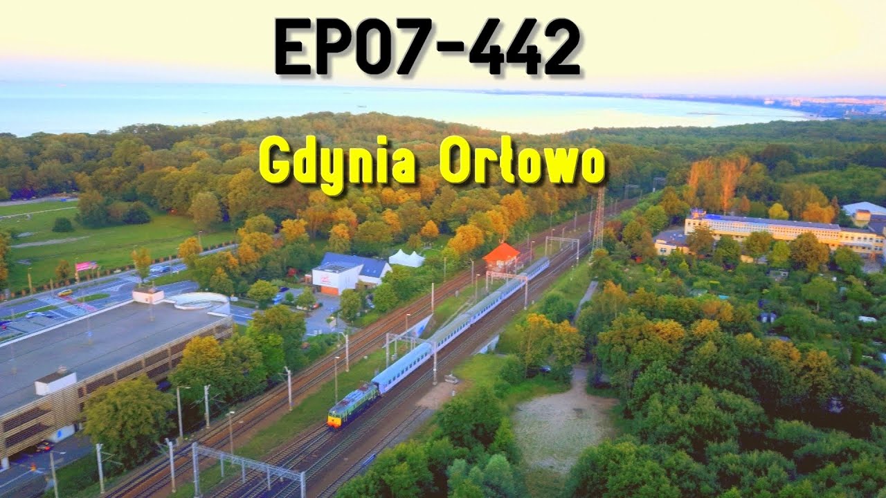 Brzegiem Morza O Letnim Zachodzie: żółta Ep07-442 Gdynia Orłowo