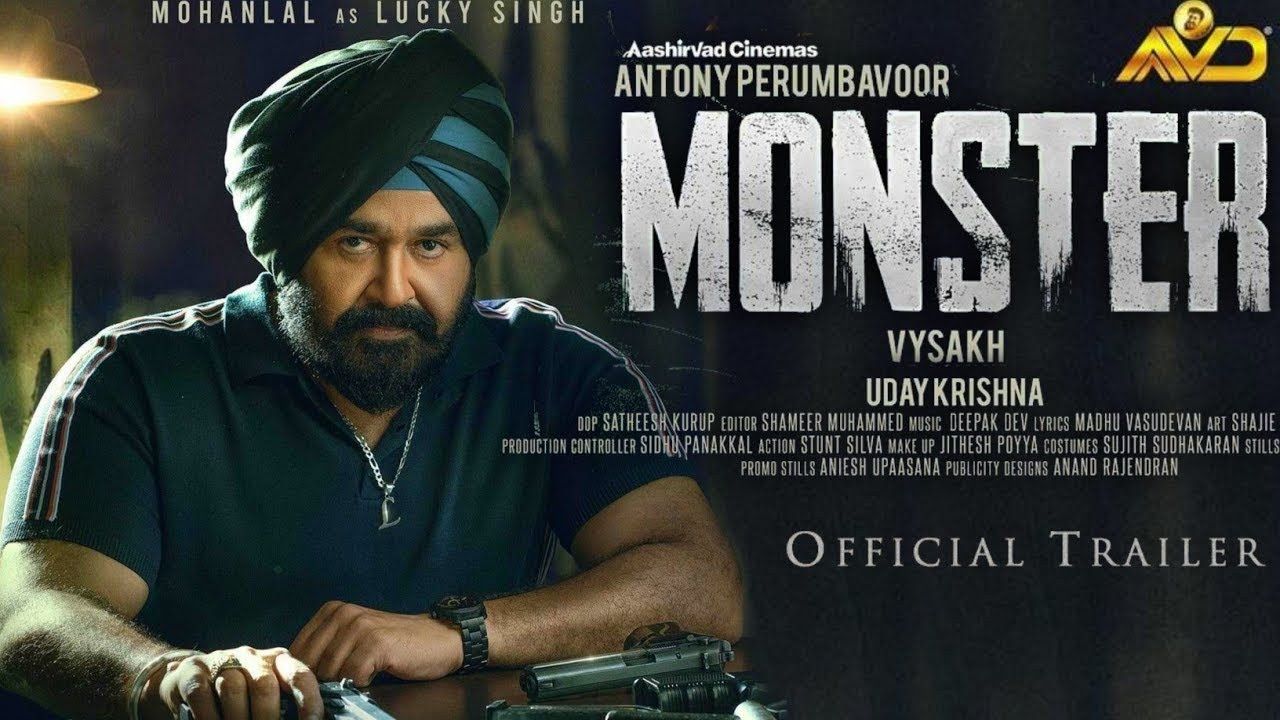 MONSTER Movie Official Trailer| Releasing Date declared|Mohanlal Movie ...