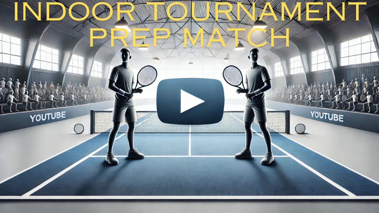 Indoor Tennis Tournament Practice - YouTube