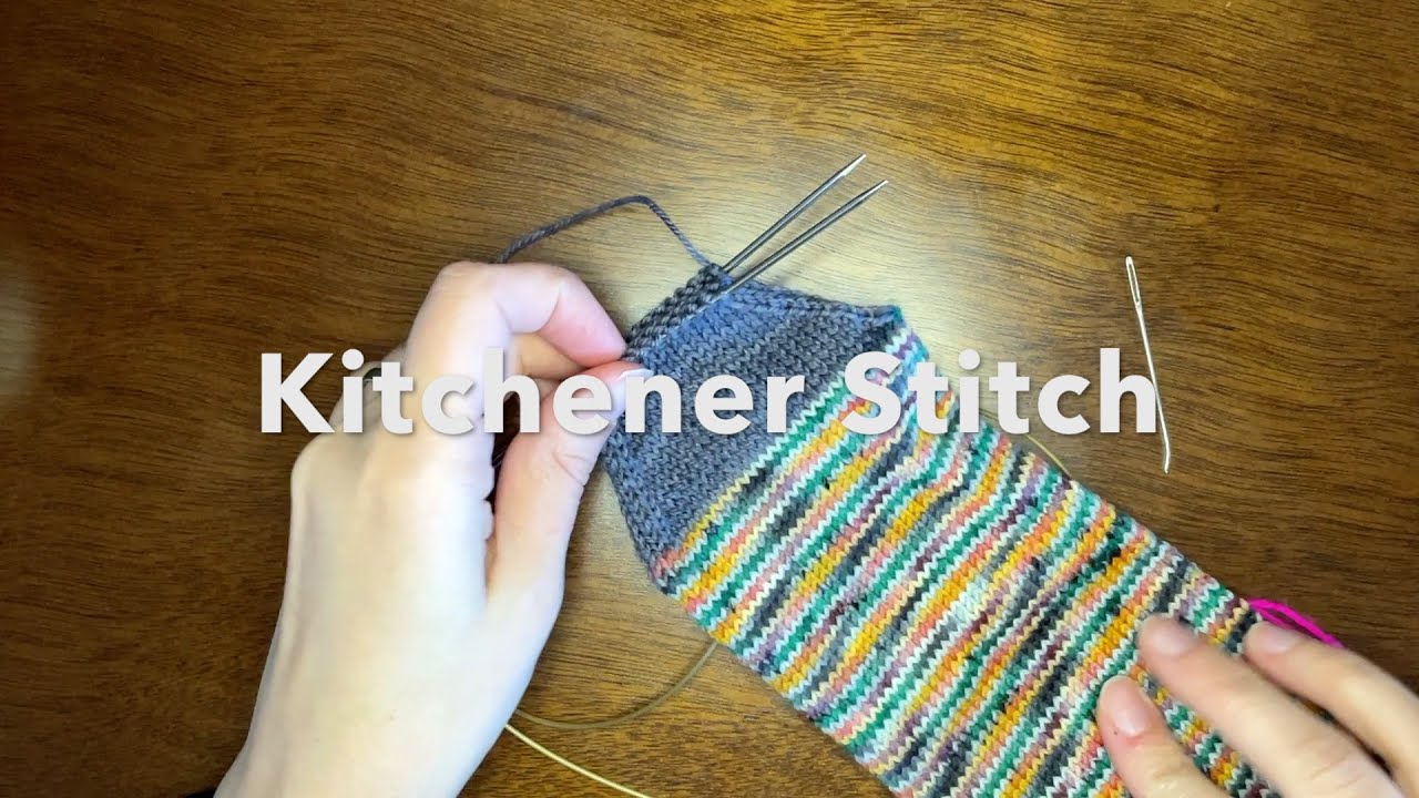 Kitchener Stitch Tutorial for Knitting - YouTube