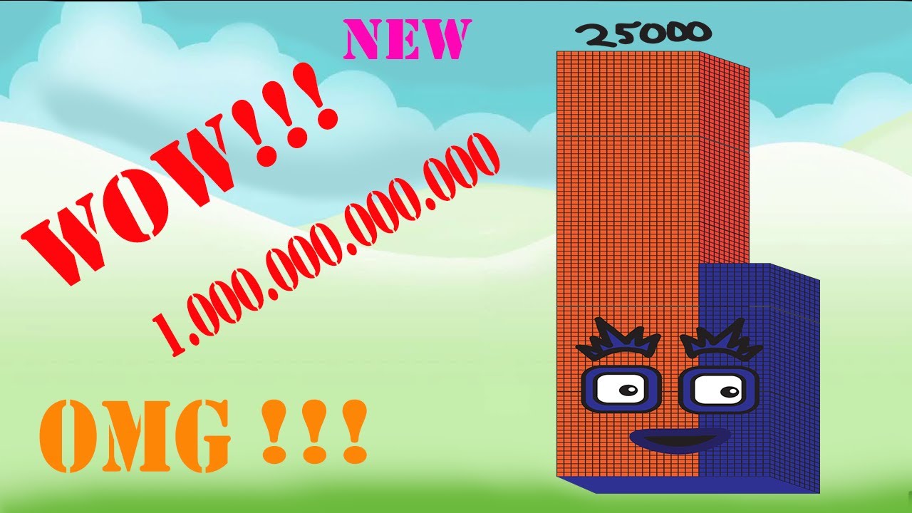 Numberblocks The Biggest Numbers 25000 Fan Made Step Squad Drawing numberblocks-the-biggest-numbers-25000-fan-made-step-squad-drawing
