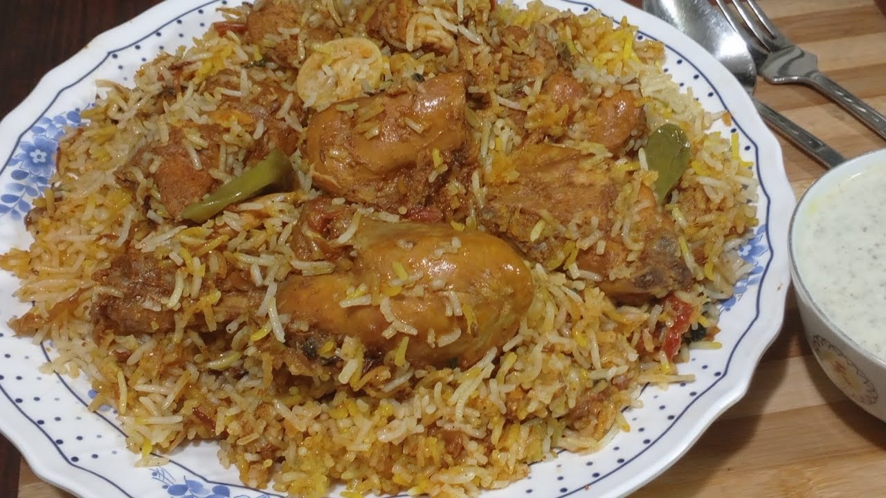 Easy and tasty Chicken Biryani Banane ka Simple Tarika, Spicy Chicken ...