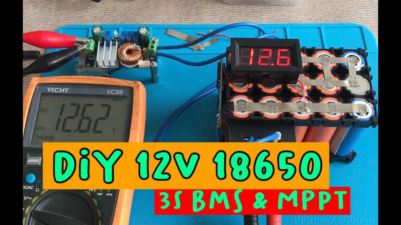 12V 18650 3S BMS | DIY BATTERY 3S | SOLAR CELL - YouTube