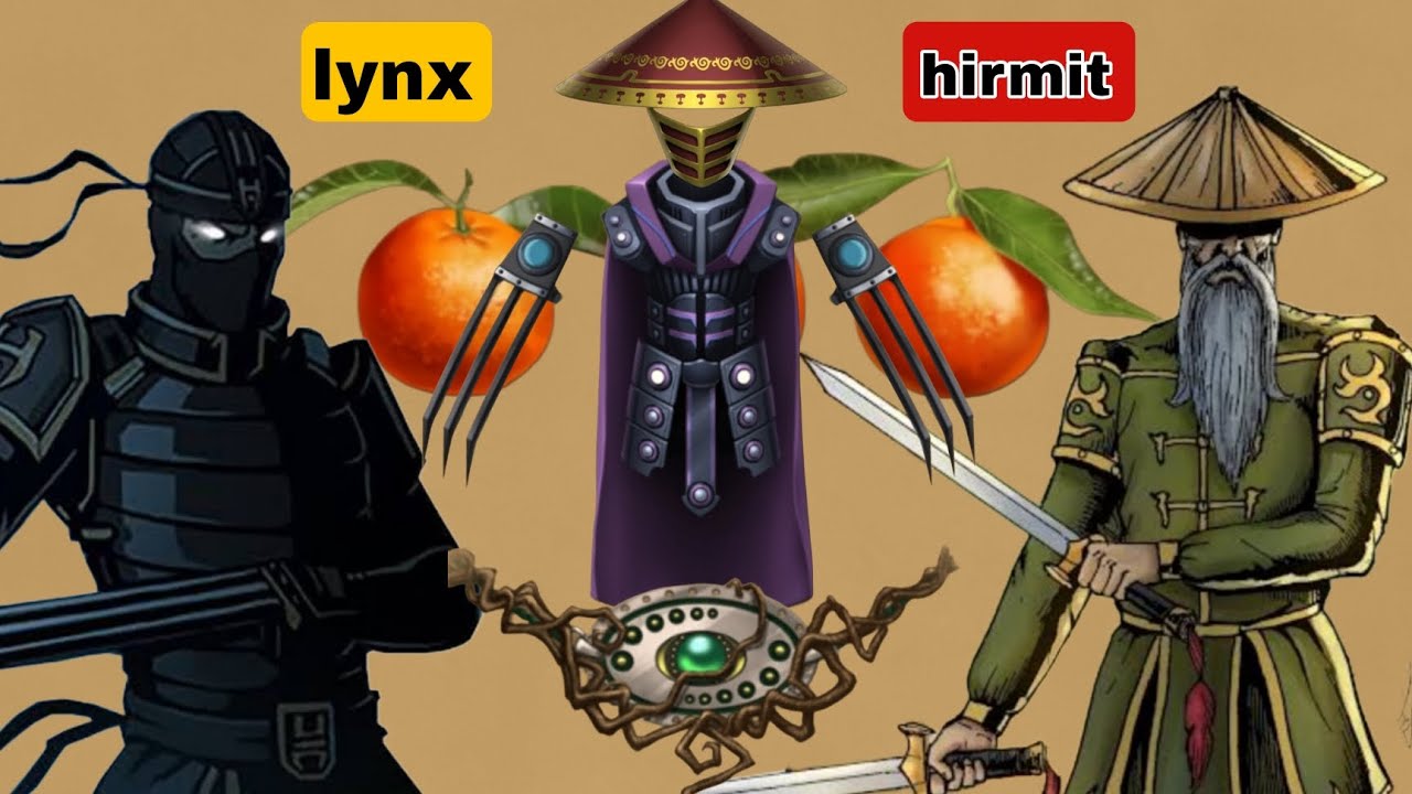 spece set 🍊🔥with enchment vs lynx /hirmit ||shadow fight2||| - YouTube