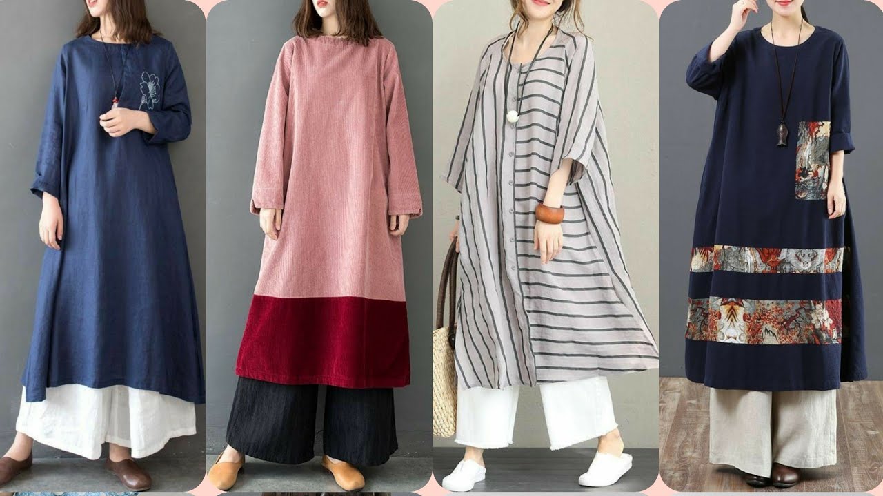 long shirt style for girls // New and beautiful shirts designs 2020 ...