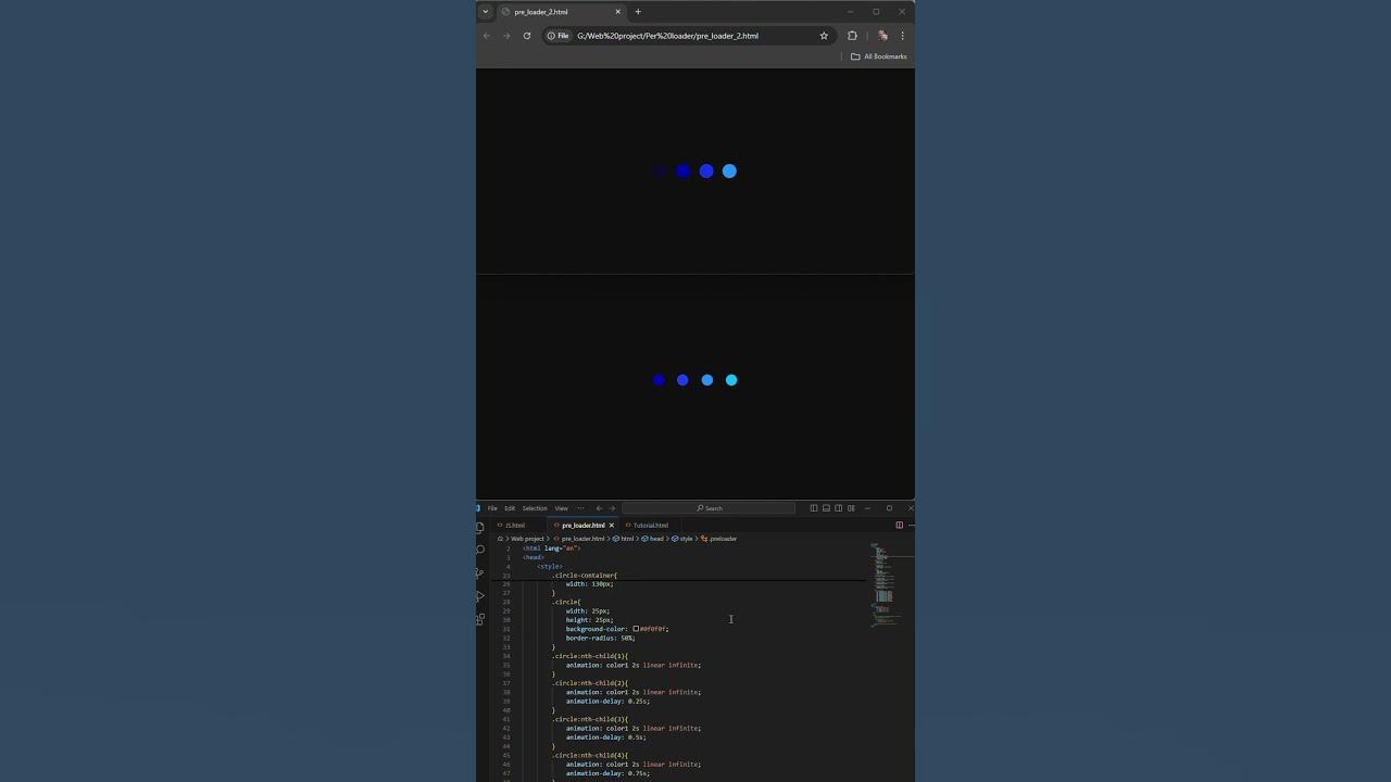Smooth Css Preloader Animation Tutorial Coding Webdevtutorial