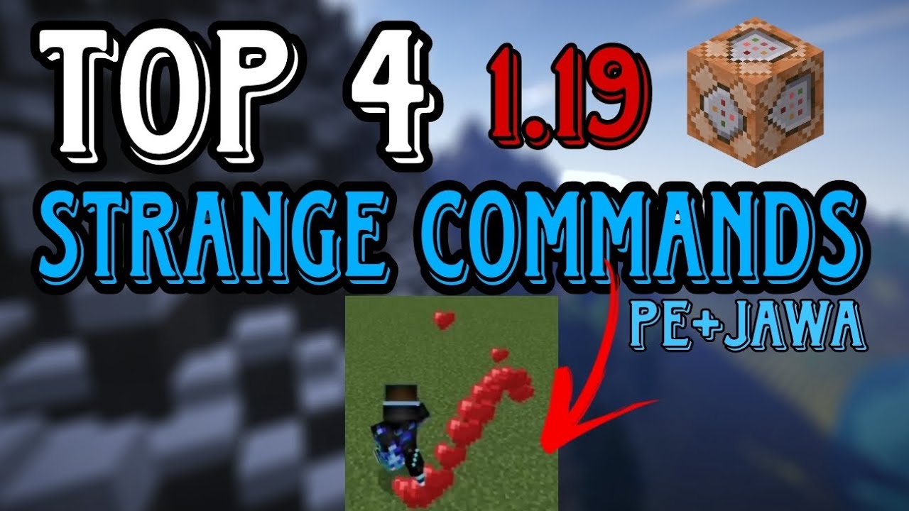 Top 4 Minecraft Secret Commands For Minecraft Pe 🔥🔥 Youtube