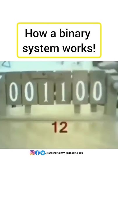 how the binary system works - YouTube