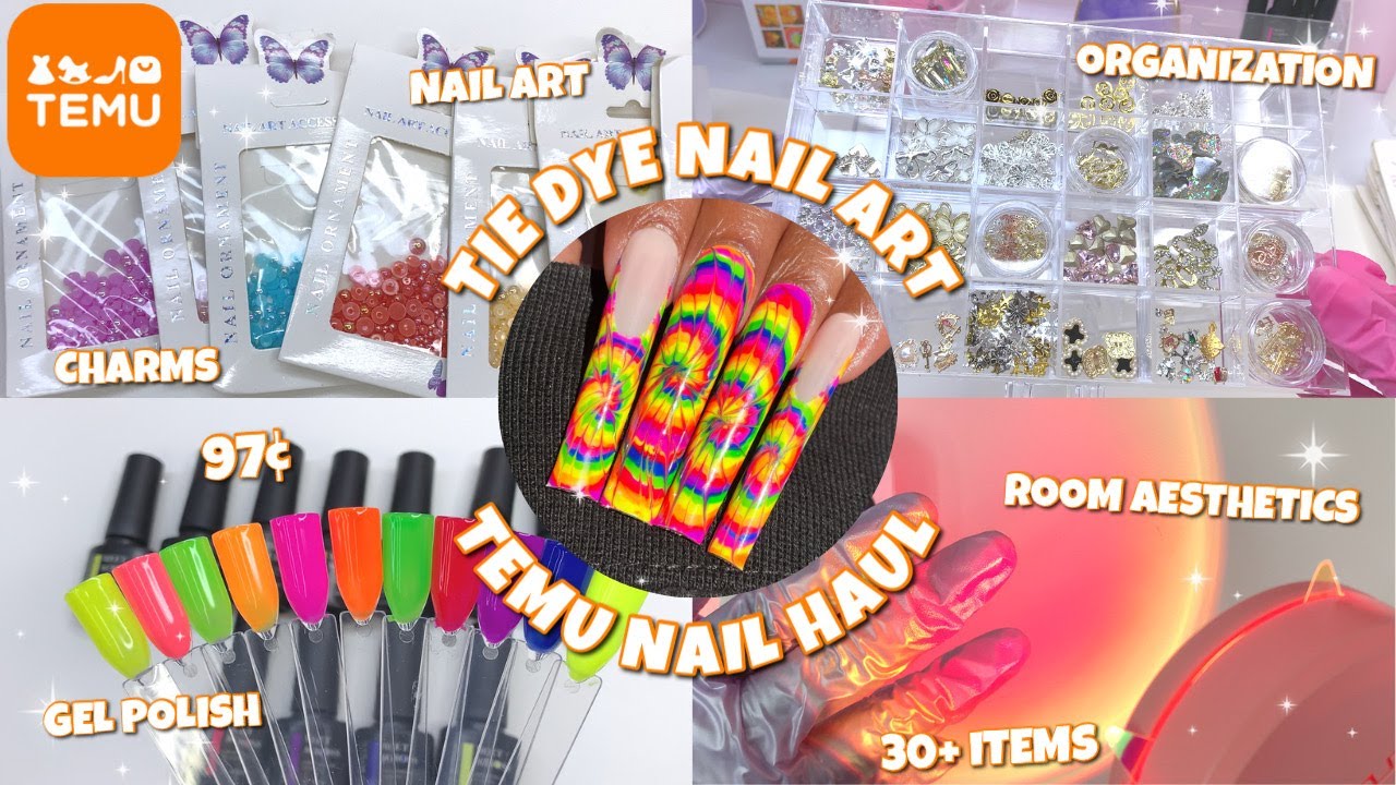 HUGE TEMU NAIL SUPPLY HAUL | RATING EVERYTHING I GOT FROM TEMU! | TIE ...
