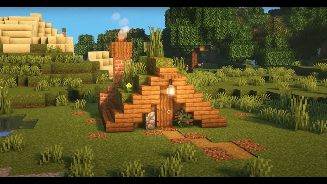 Starter Base Tutorial | Minecraft Dirt Hut | #minecraft # ...