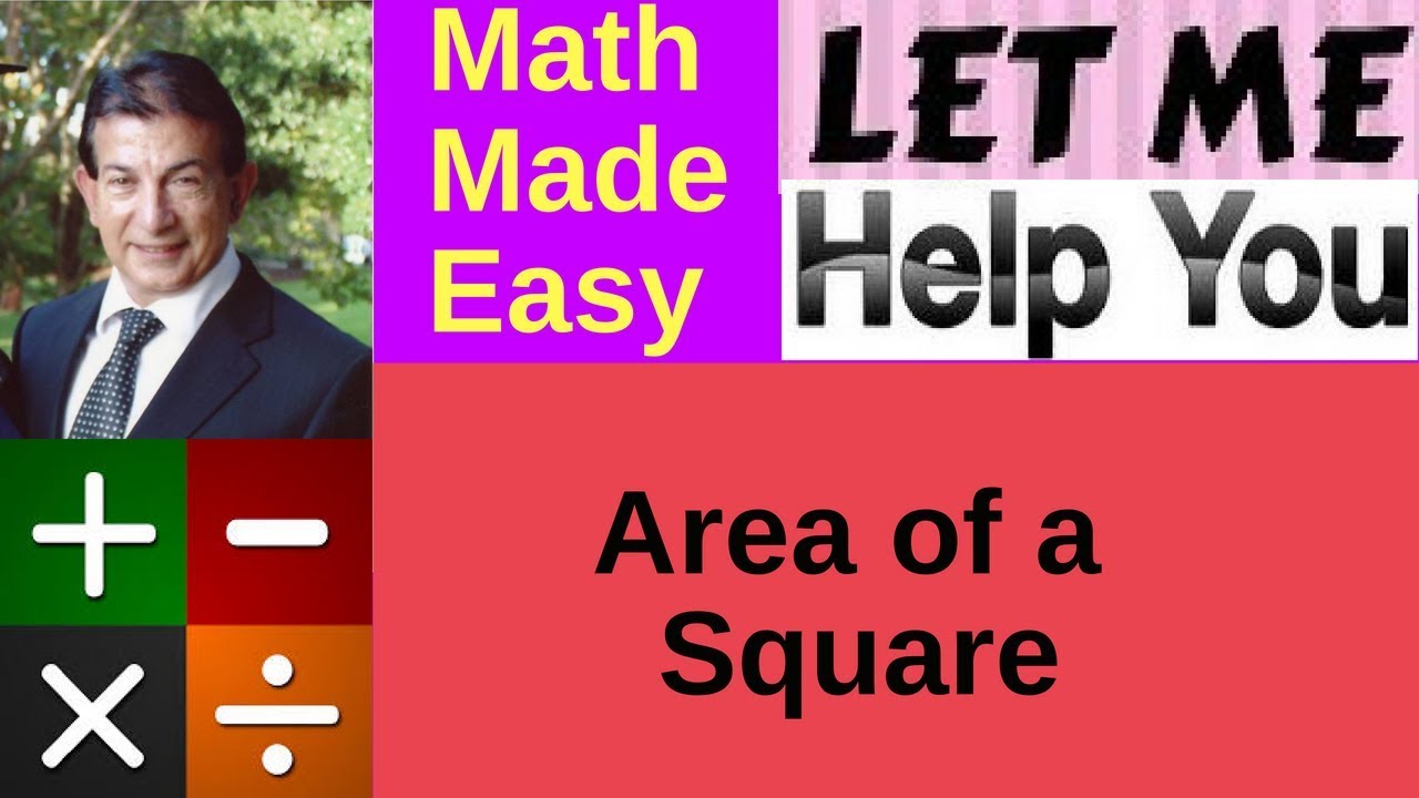 Area of a Square - YouTube