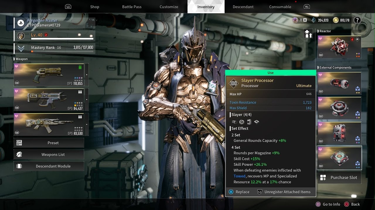 S-Tear Lv 40 Ultimate Lepic Build It’s Works The First Descendant PS5 ...