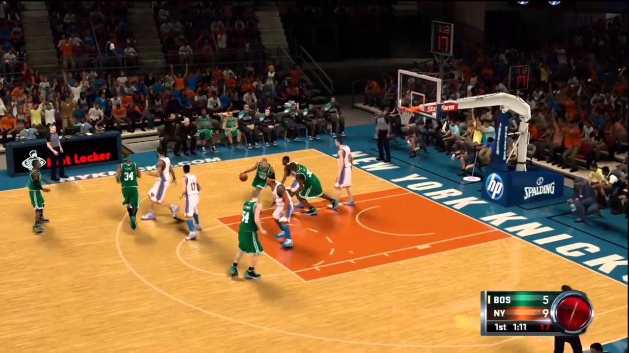NBA 2K12 - Boston Celtics vs. New York Knicks on April 17th - First ...