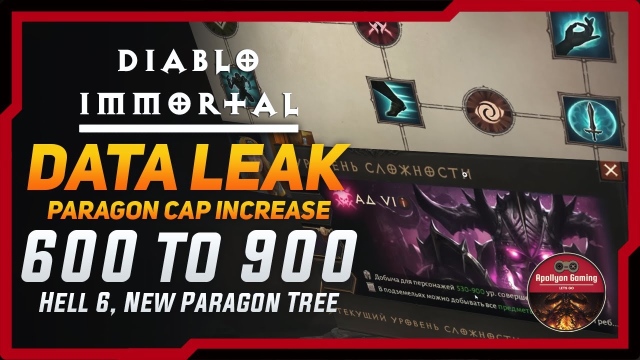 Paragon Cap Increase From 600 TO 900 - Hell 6 And New Paragon Tree ...