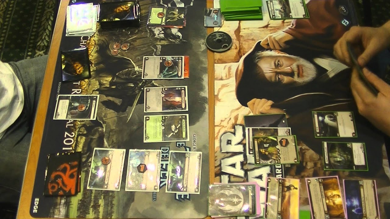 Star Wars LCG - UK 2015 Nationals - Top Cut R3 - Rowan vs Anton - YouTube