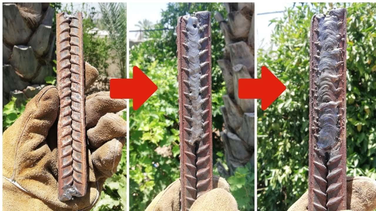 rebar welding | powerful rebar welding for beginners - YouTube
