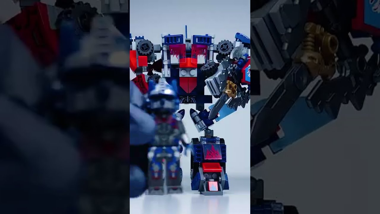 How to make Unofficial LEGO Transformers Mech? Optimus Prime MOC ...