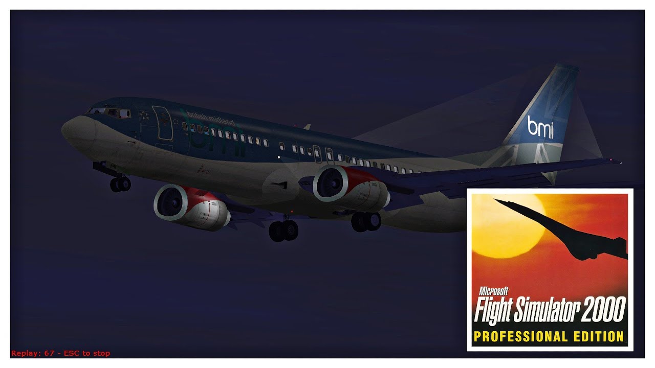 DreamFleet 737-400 Flight Simulator 2000 (KDFW - KIAH) Test Flight ...