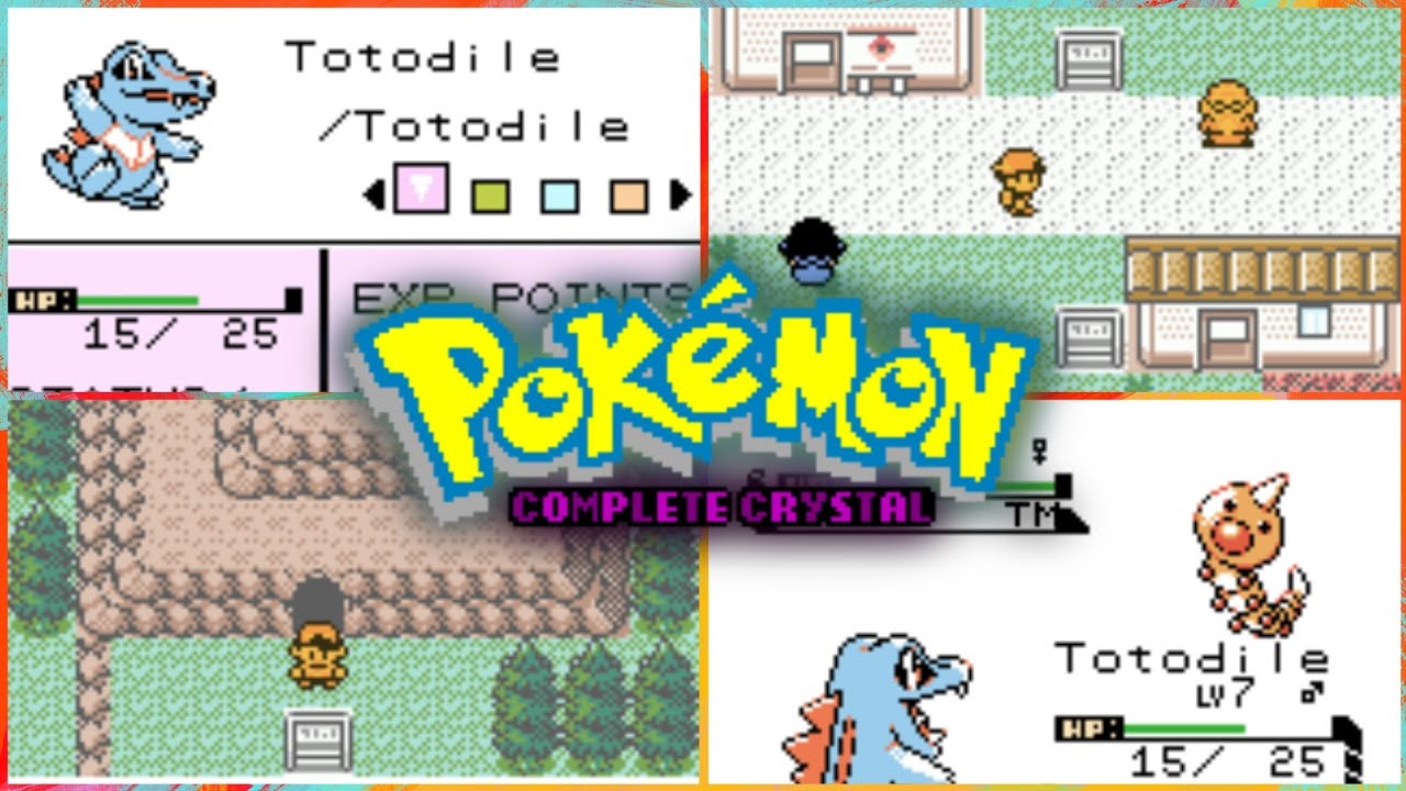 Pokemon Complete Crystal Hack Rom GBC Con Repelente B2W2, Deportivas ...