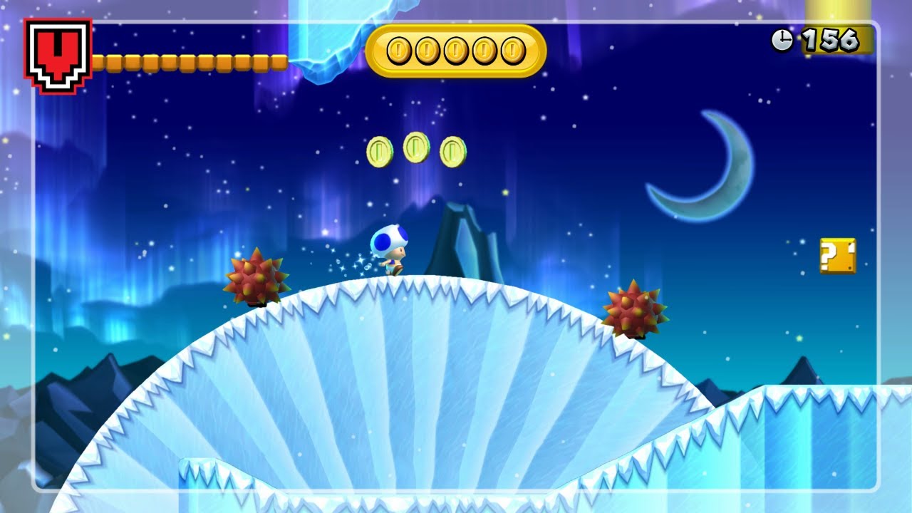 Prickly Goomba's Coinless Run (Gold medal) // NEW SUPER MARIO BROS U ...