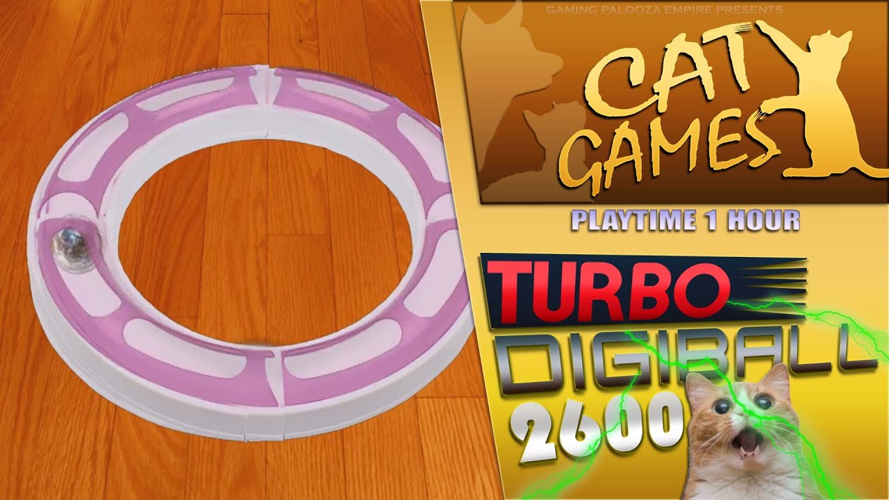 CAT GAMES - TURBO DIGIBALL 2600 (FOR CATS ONLY) - YouTube