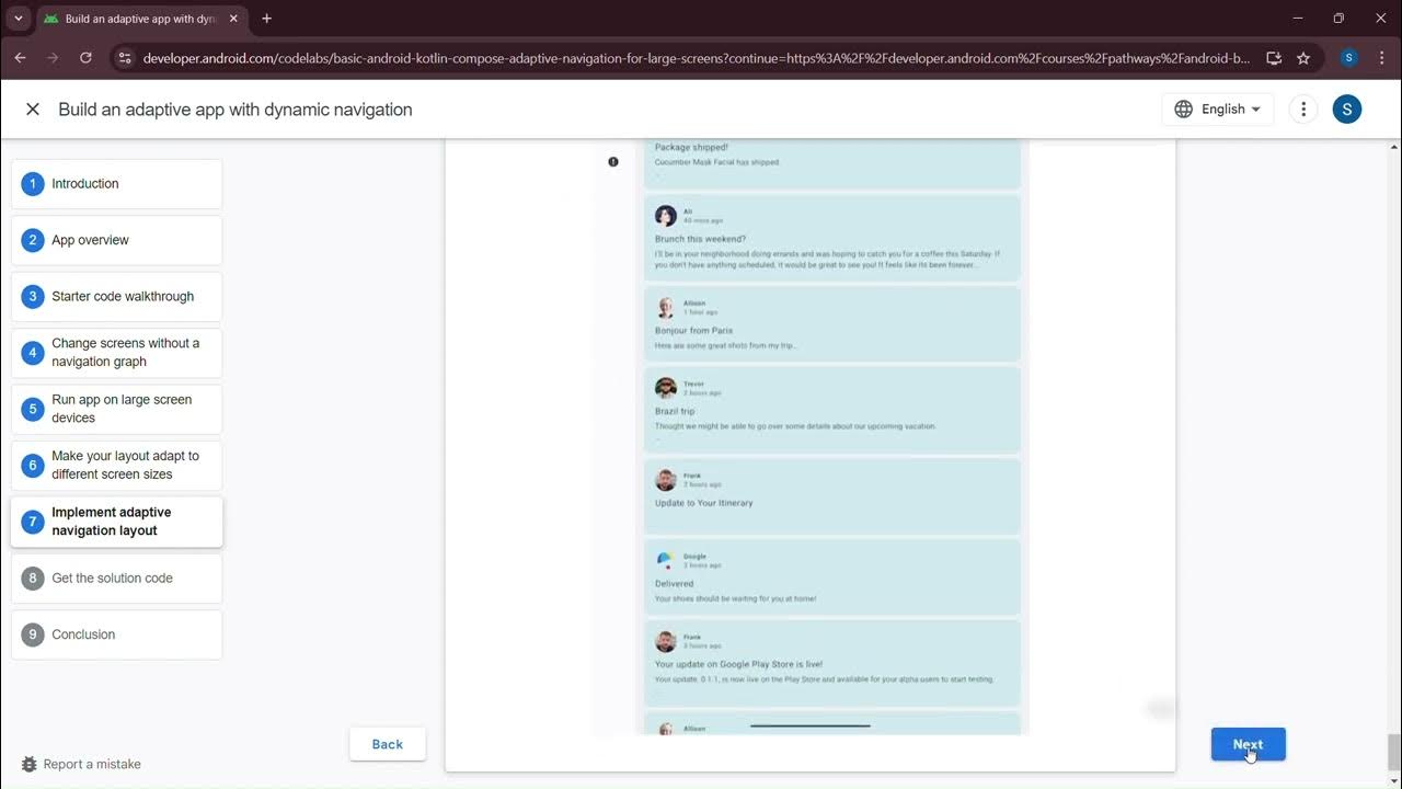 Unit - 4 Adapt for different screen sizes || Google Android Developers - YouTube