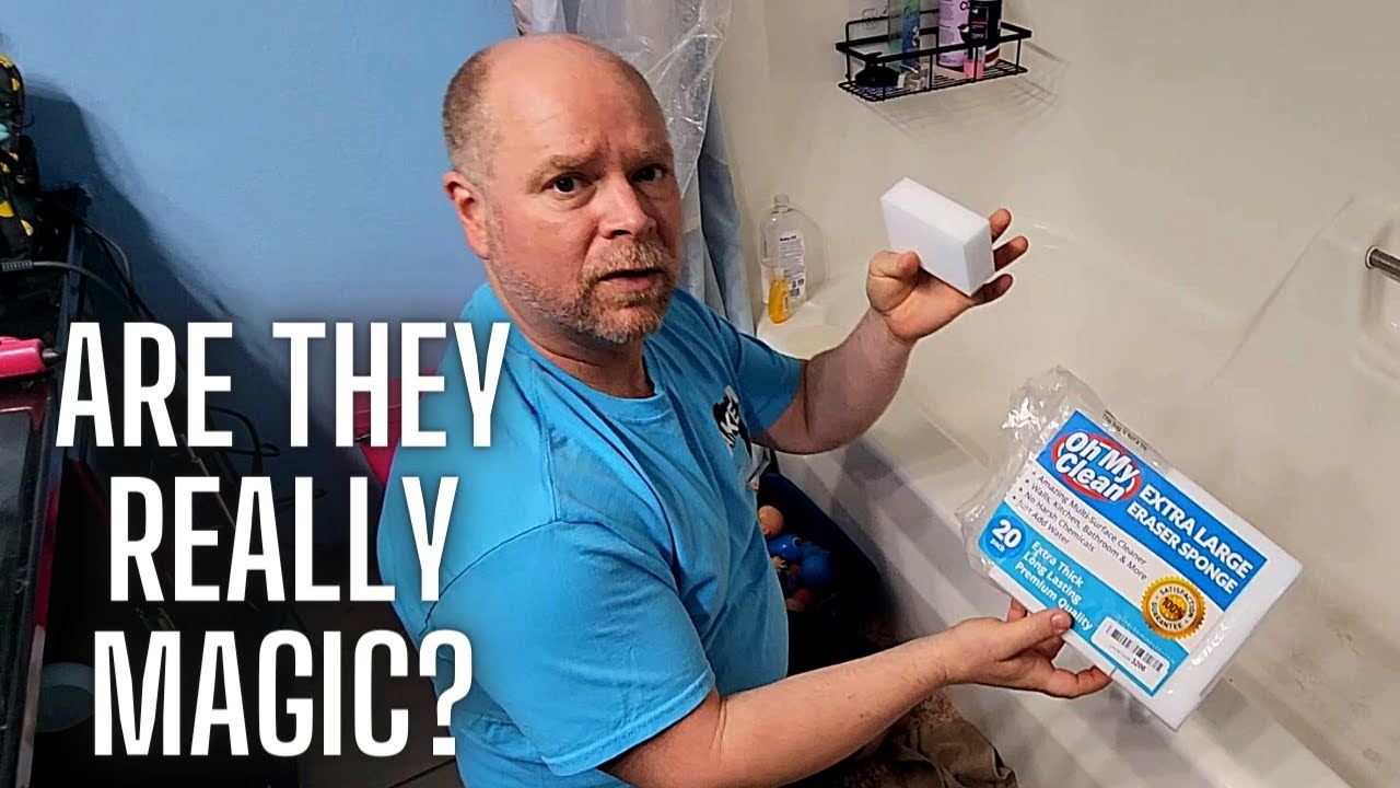 Extra Large Eraser Sponge | Magic Eraser Sponge - YouTube