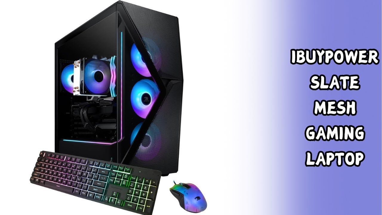 iBUYPOWER Slate MESH Gaming PC | Stunning RGB Glass Design - YouTube